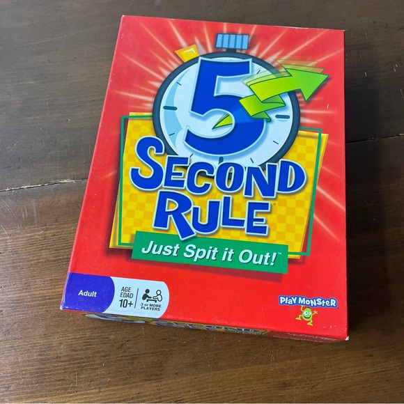 play monster | Games | 5 Second Rule Game Red | Poshmark